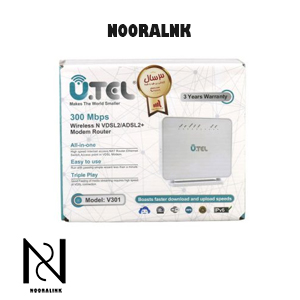 مودم روتر یوتل VDSL/ADSL Plus بی سیم مدل V301 - نورالینک